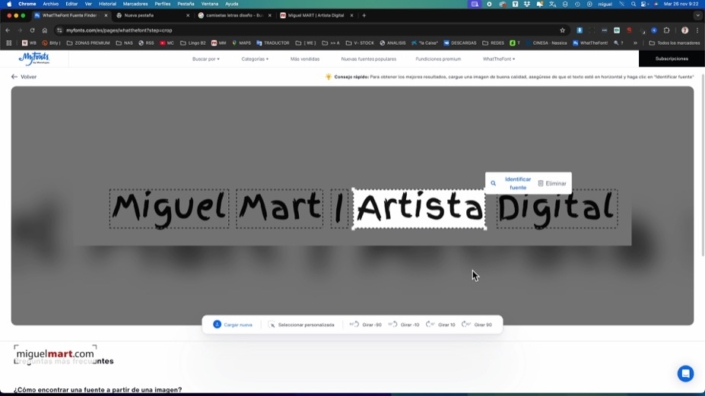 Cómo Identificar y Descargar Tipos de Letra de Imágenes | Miguel MART